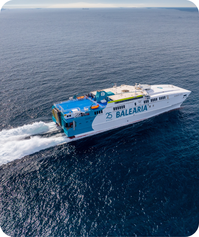 Ferry Dénia - Formentera · Rutas y horarios · Baleària