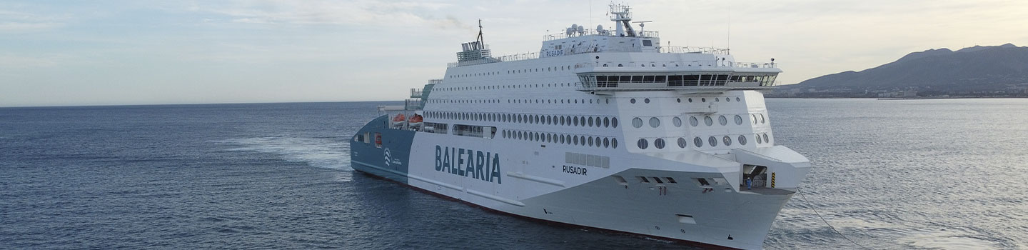 Nuevo ferry de última generación · Rusadir · Baleària