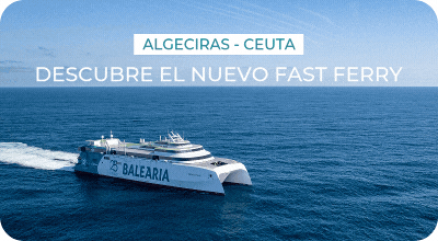 Ferry entre Algeciras y Ceuta · Rutas y horarios · Baleària