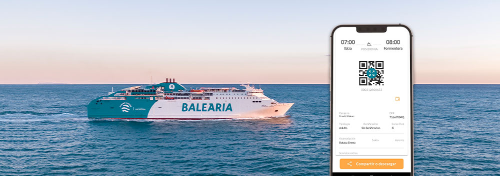 Ferry Baleària · Book your boat trip