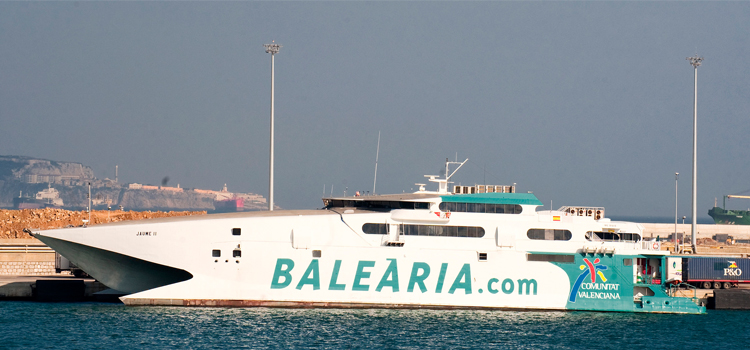 Baleària incorpora el ‘fast ferry Jaume II’ y el ‘ferry Poeta López ...
